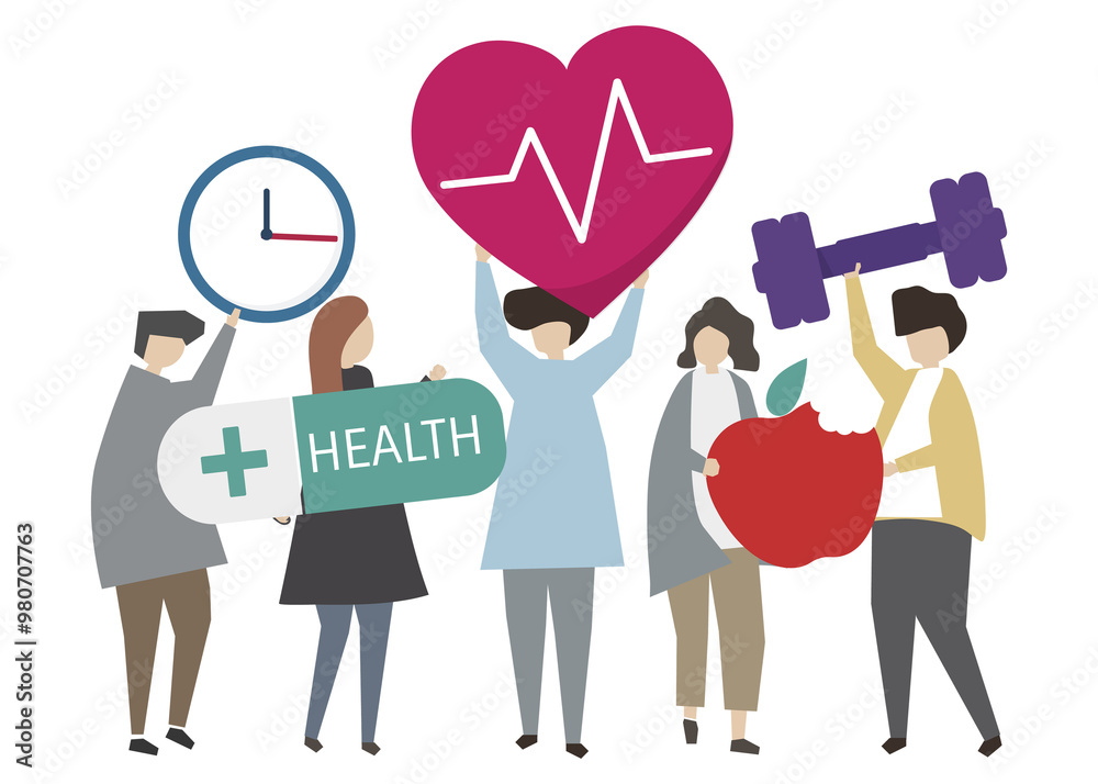 Healthy people png clipart, health conscious community avatars ...