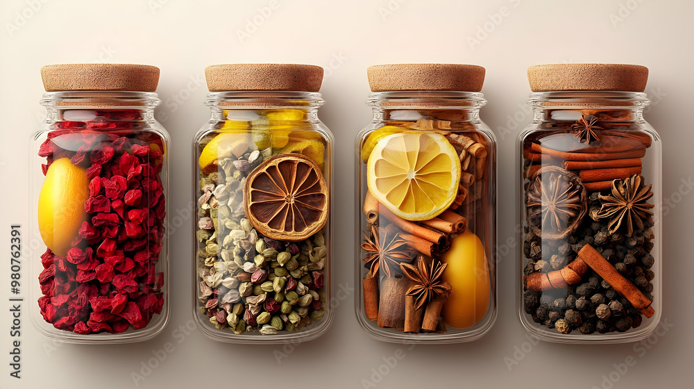 3D Glass Jar Infographic Elements for Sustainable Practices - Zero ...