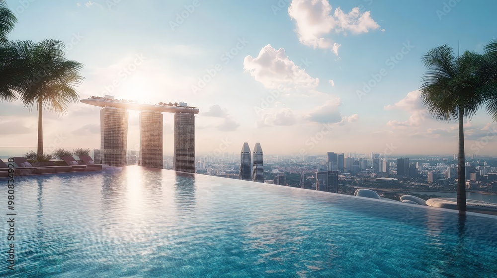 The SkyPark at Marina Bay Sands offers breathtaking views of Singapore ...