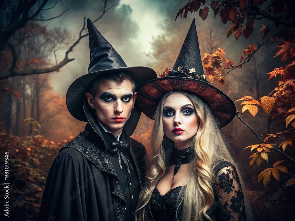Spooky yet romantic duos dress up in matching Gothic-inspired attire ...