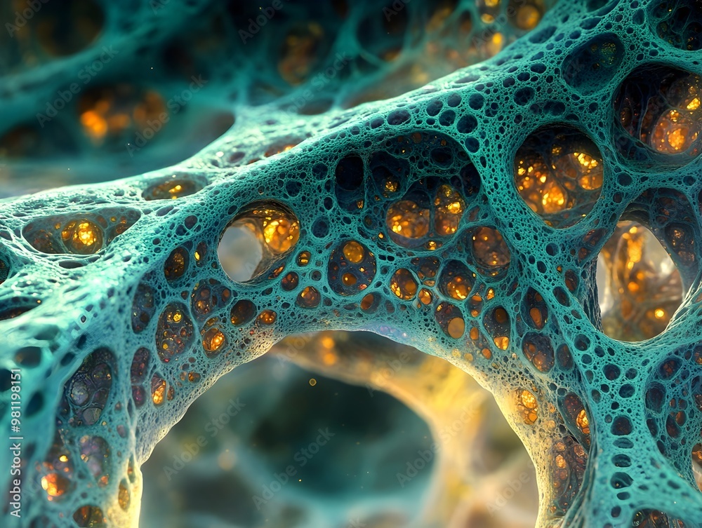 Intricate Microscopic Anatomy of Ethereal Bioluminescent Bone Marrow ...