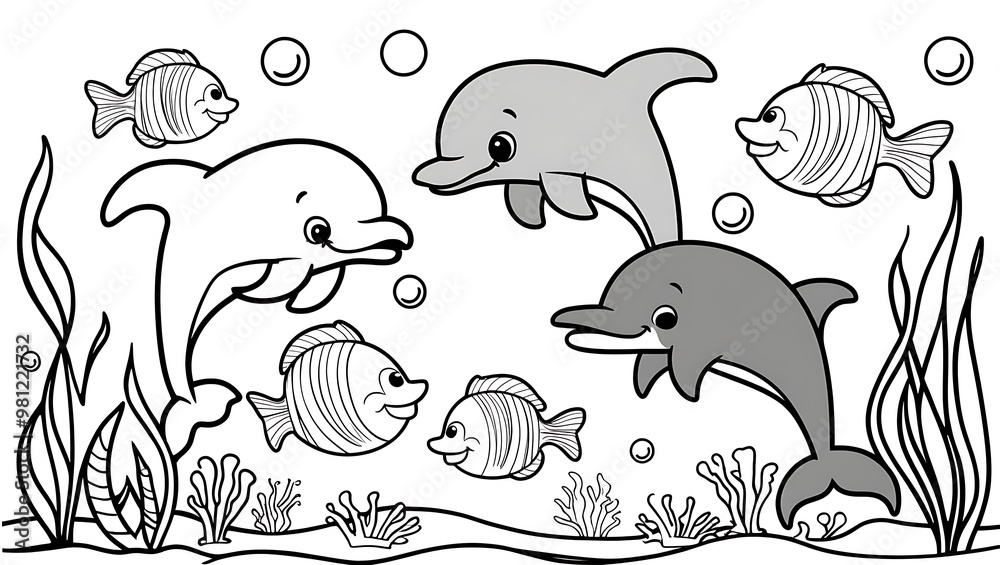 Dive into a world of underwater wonder with our delightful 'Under the ...