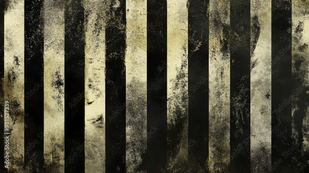 This captivating design features a bold striped grunge background ...