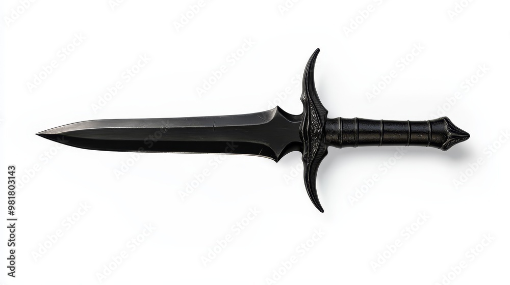 Cursed Dagger: A Dark Fantasy Weapon, sharp and detailed, a symbol of ...