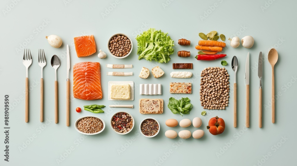 Comprehensive Balanced Diet Infographic: Food Groups and Portion Sizes ...