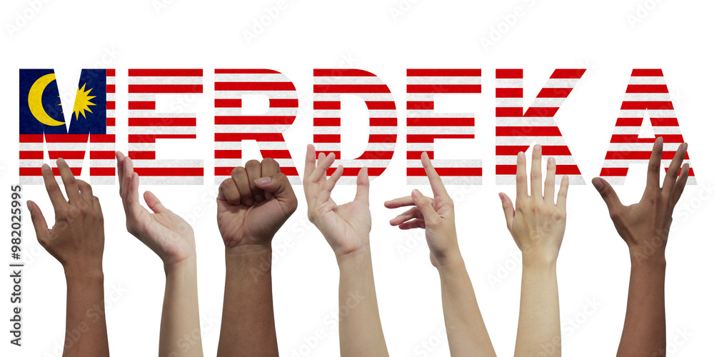 Happy Malaysia Day or merdeka on August 31, 1957. Independence Day ...