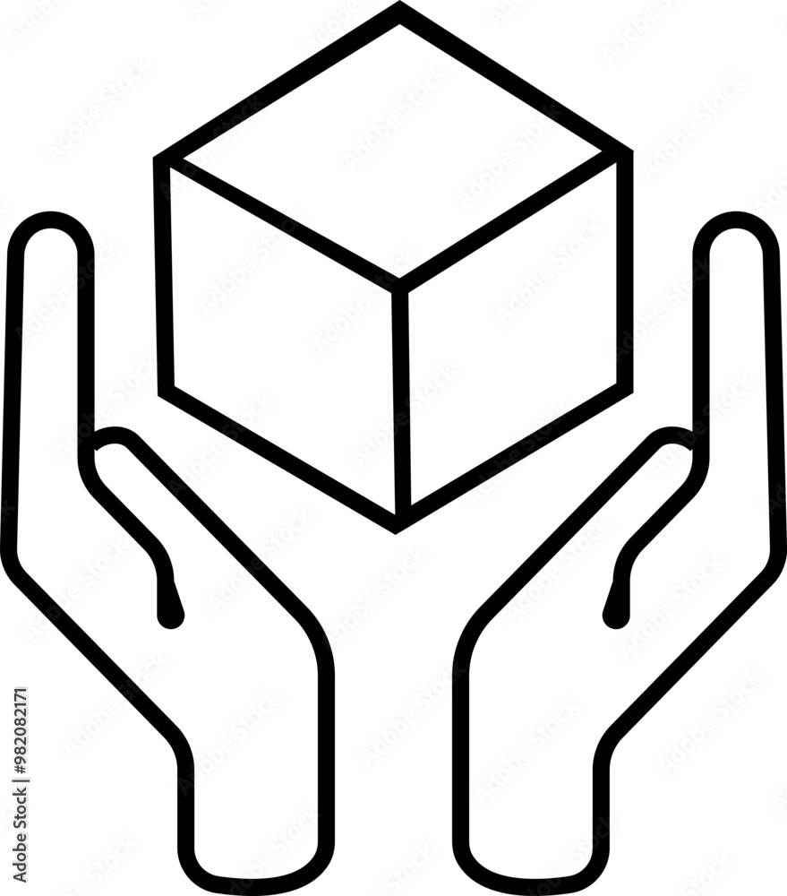 Fragile package icon , handle with care logistics and delivery shipping labels, fragile box ...