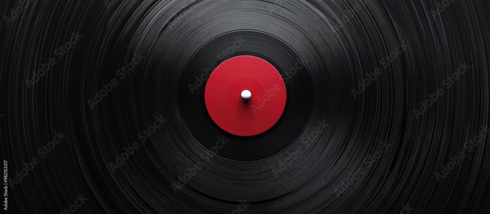 Vinyl record released in the form of a music disc Stock Photo | Adobe Stock