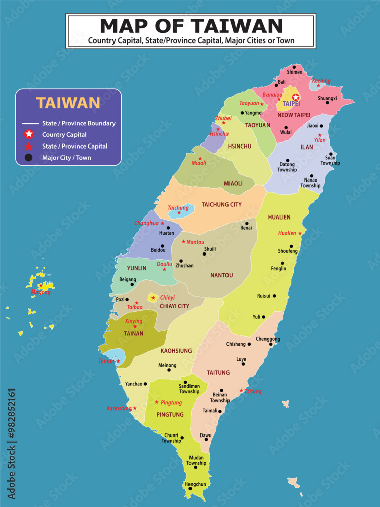 Geography Political map. Political map of country with capital ...
