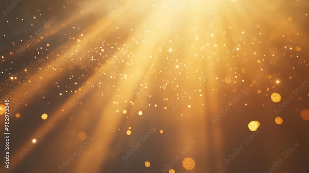 ethereal light beams piercing through cosmic darkness anamorphic lens ...