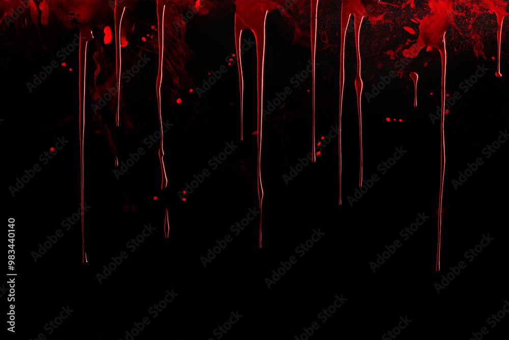 Blood Splatter overlay black background Stock Photo | Adobe Stock