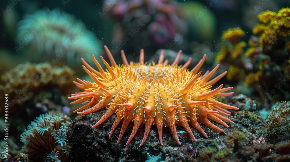 Crown of Thorns starfish (Acanthaster planci), the world's largest ...