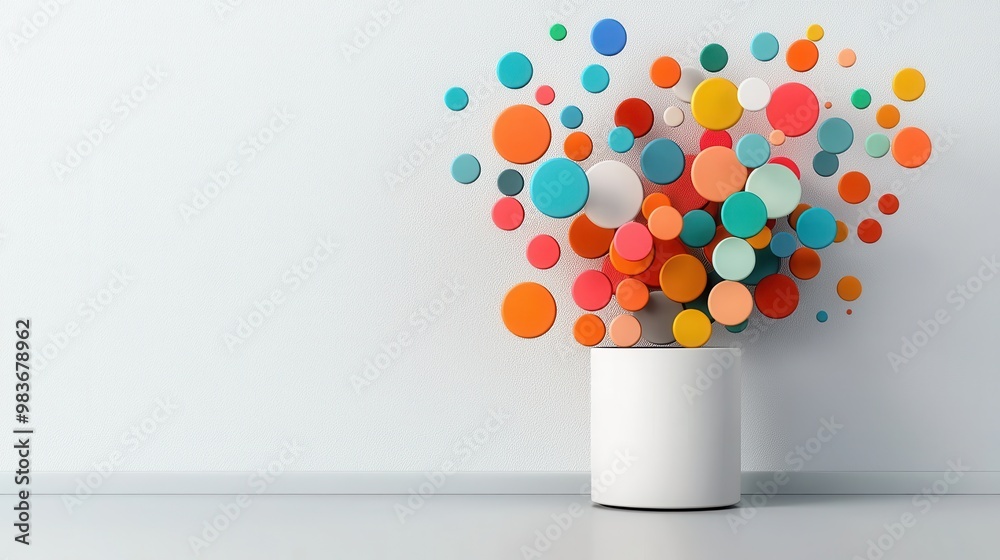 Data Visualization of Diverse Customer Buying Behavior in Sleek Scatter ...