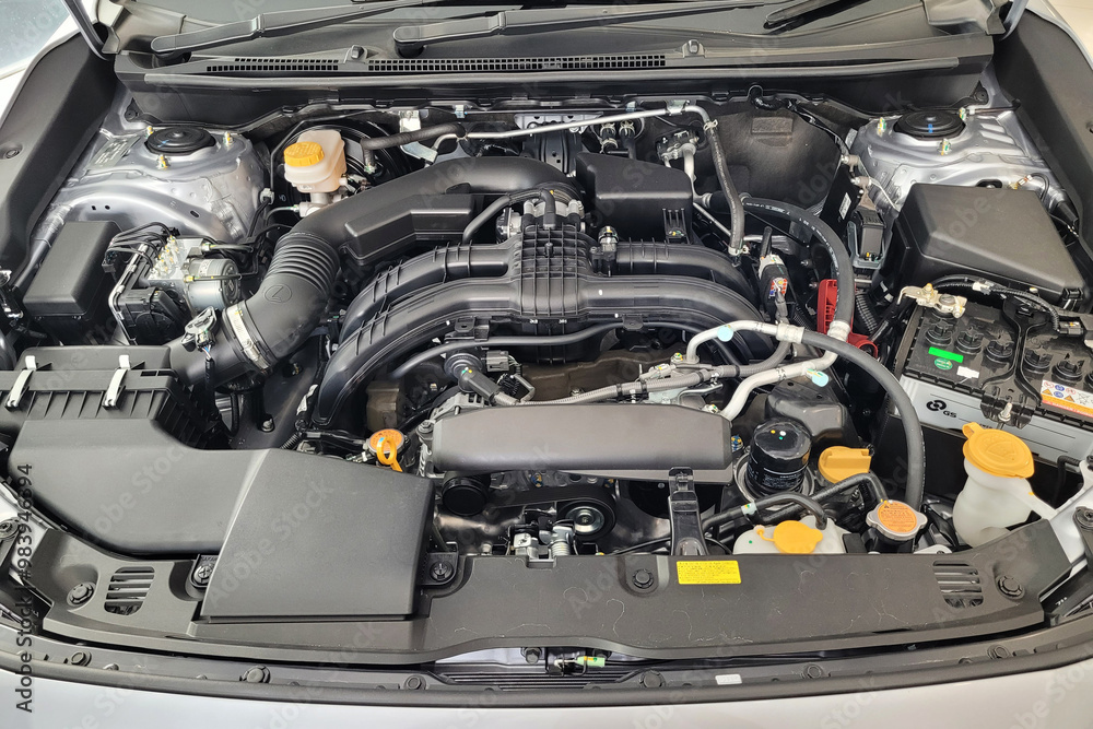 Penang, Malaysia - 21 Sep 2024: A top-view shot of the new Subaru XV ...