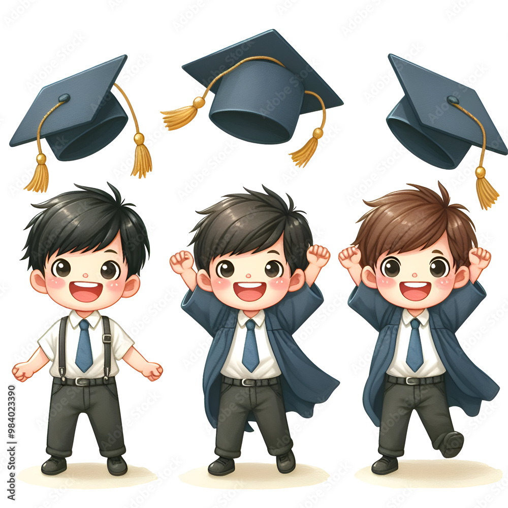 Graduating Students, Graduation Cap PNG, Educational Clipart ...