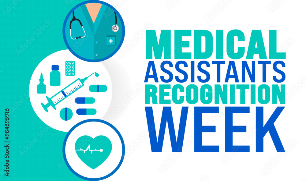 Medical Assistants Recognition Week background or banner design ...