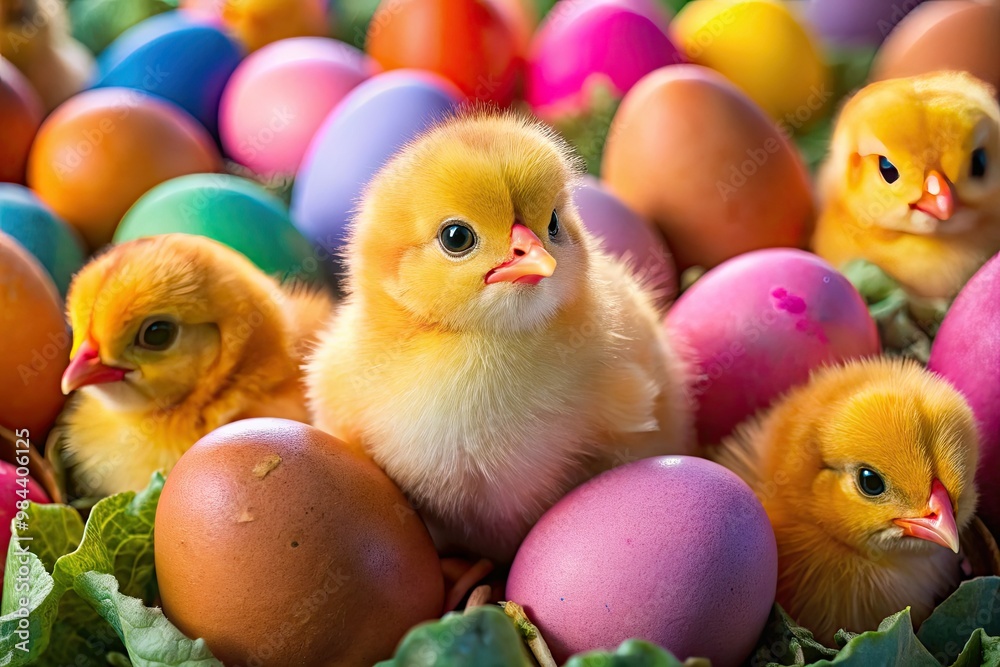 Hatching with a burst of color, the eggs release their precious ...