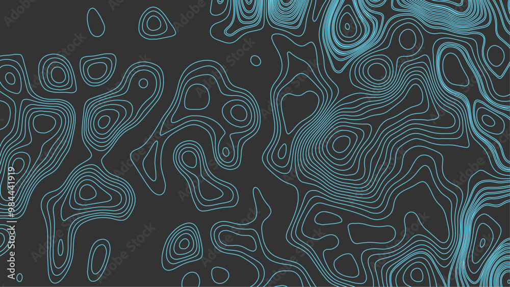 Topographic map patterns, topography line map. Vintage outdoors style. Topographic contour map ...