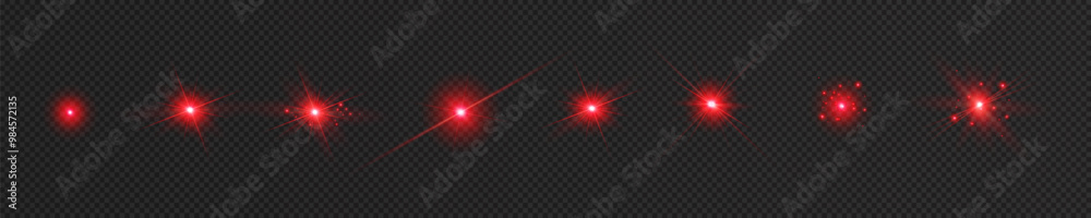 Red light effect reflections, neon illumination in red colors. Bright ...
