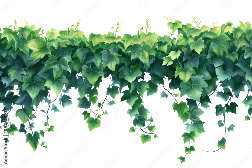 PNG Vine backgrounds plant leaf. Stock Illustration | Adobe Stock