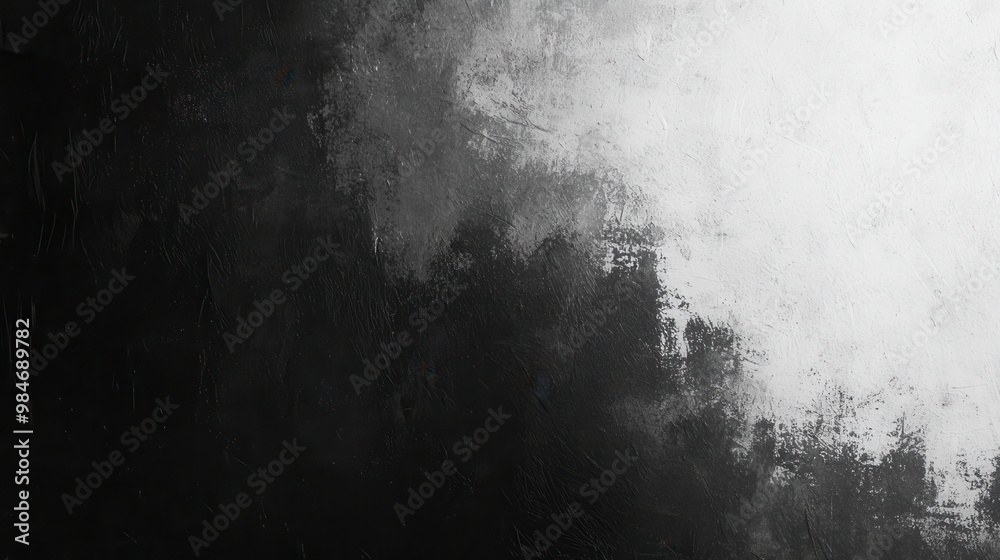 Subtle Grainy Gradient With Soft Noise Texture Transitioning From Light