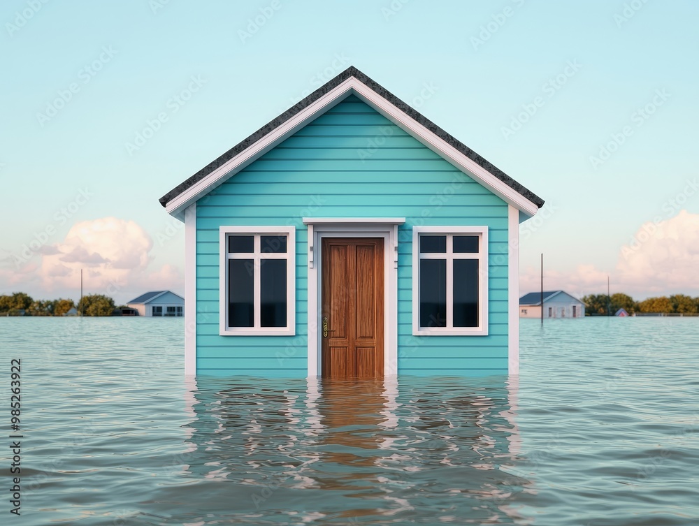Family evacuating their home as water floods their neighborhood ...