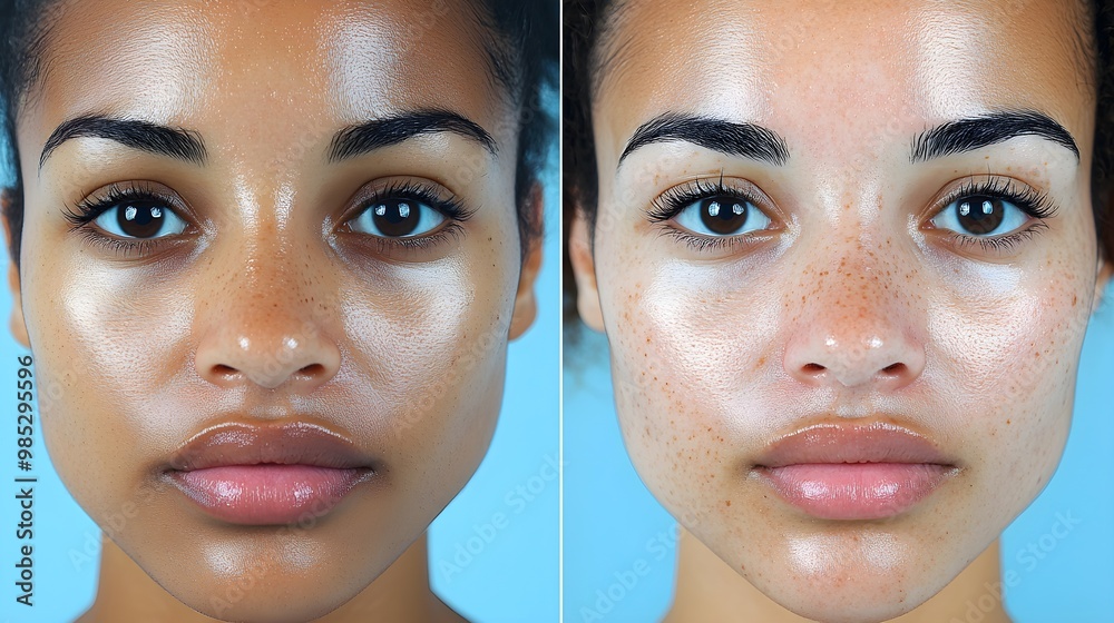 Nose pore strip tutorial with detailed steps, featuring before-and ...