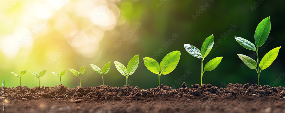 Roadmap leading through different stages of a tree s growth, from ...