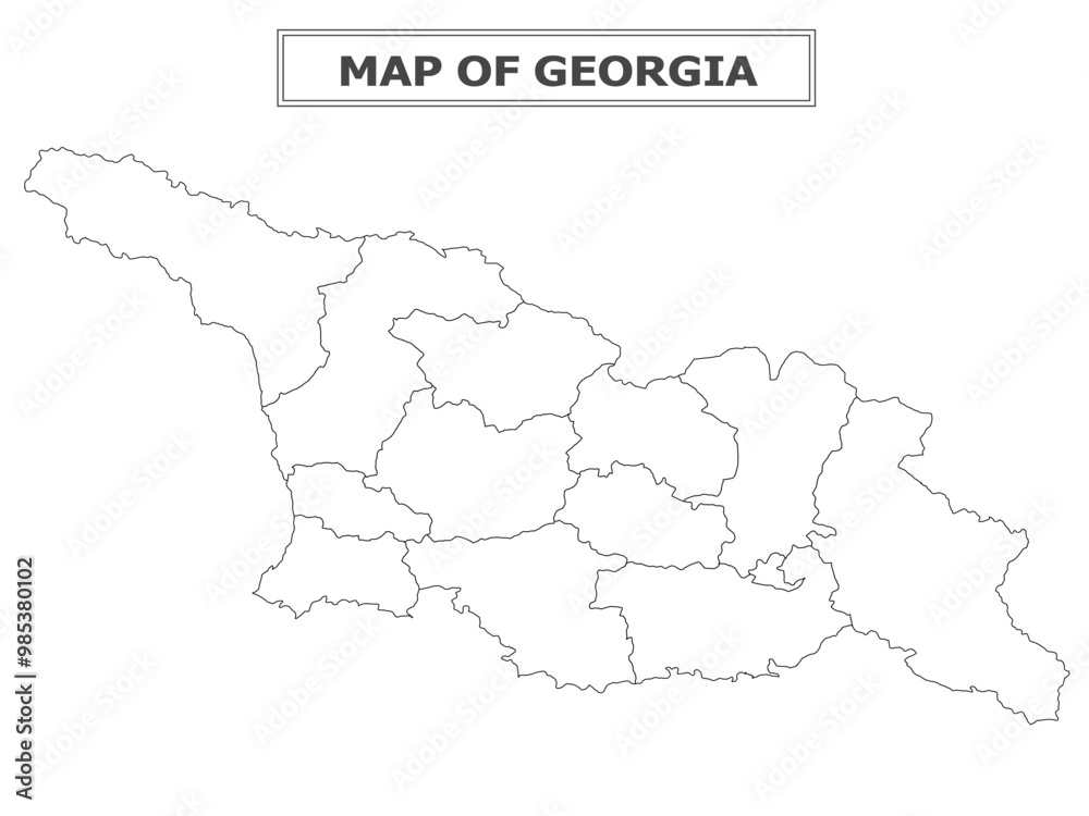 Political map. Political map of country with capital, province or state ...