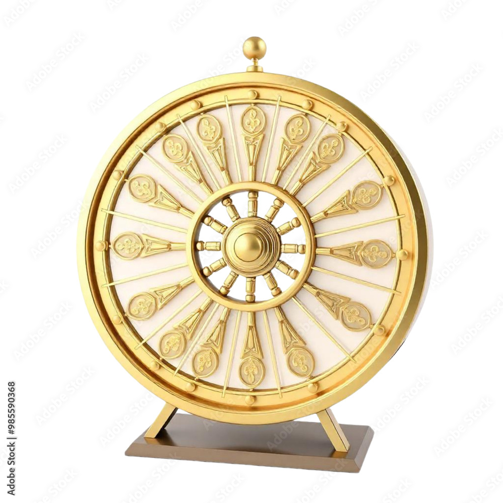 3d rendered illustration Fortune wheel on Isolated transparent ...
