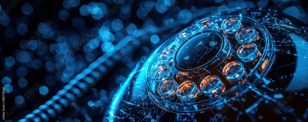 Telecommunication technology in telephony, highlighting the evolution ...