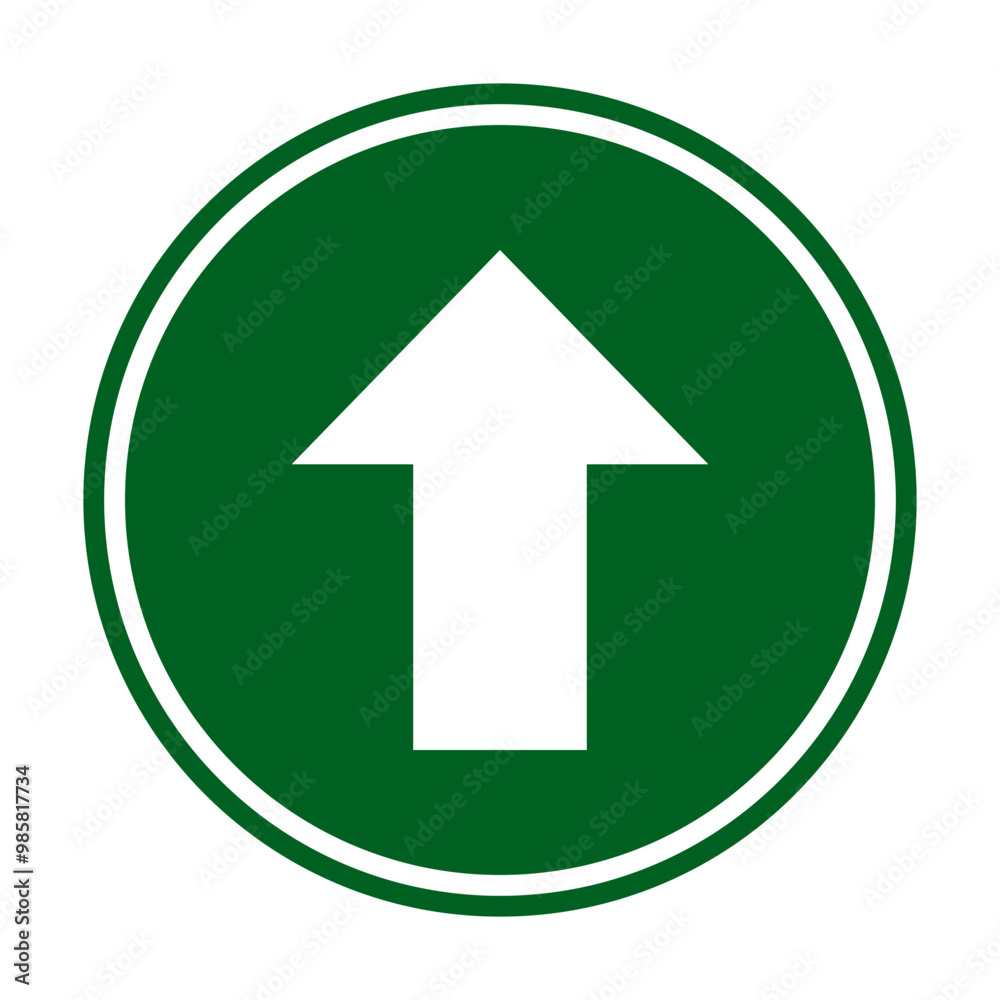 Green Icon for Roads and Directions | Way Direction Arrow Sign ...