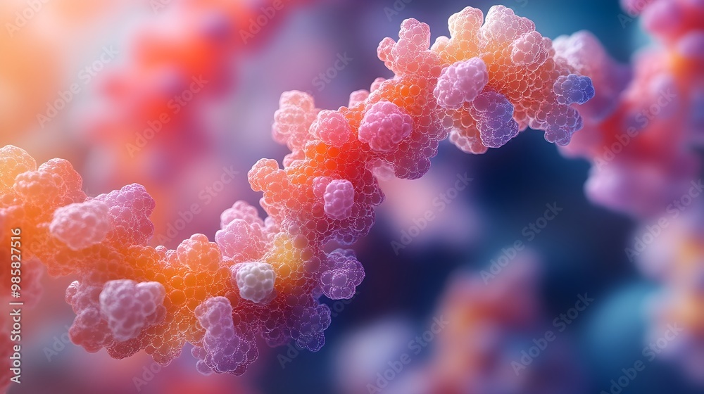 Captivating 3D Visualization of Protein Molecule Folding Process with ...