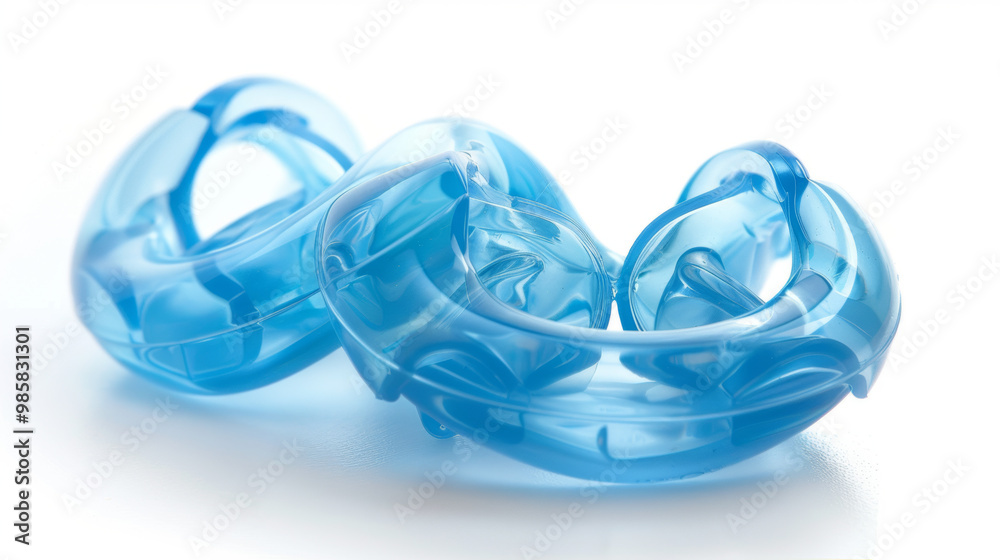 Swim molds for preventing water from entering the ear canal during ...