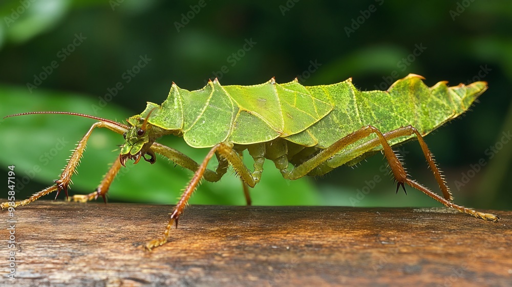 Phyllium, a genus of leaf insects, is renowned for its size and ...