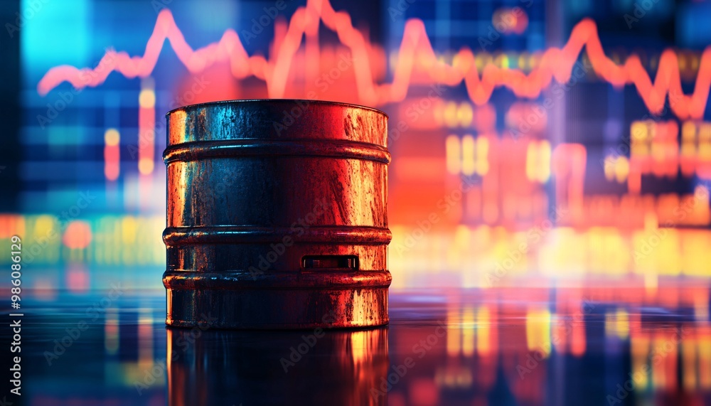 High-resolution image illustrating the impact of a global oil crisis ...