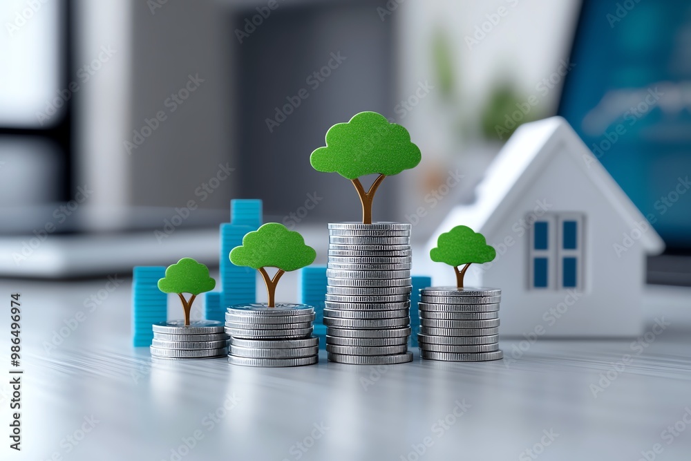 Book value and net worth, illustrated with clean financial symbols ...