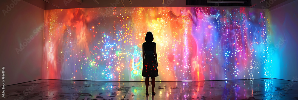 Creative AR art installation featuring interactive creative murals come ...