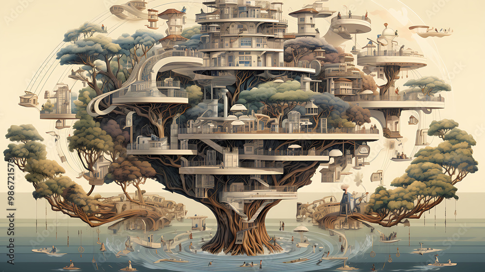 Ai driven future of sustainable development visualized an infographic ...