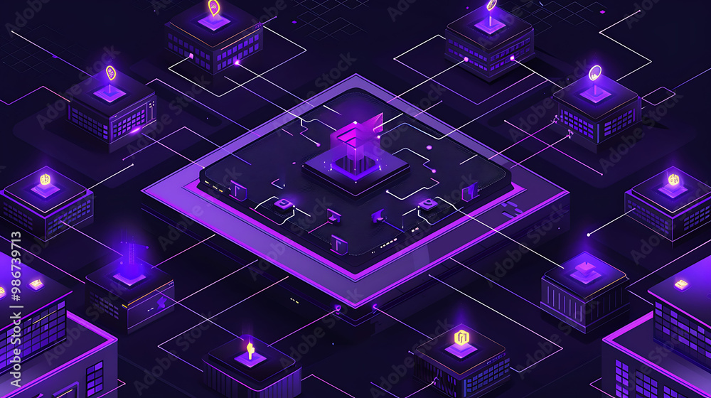 Aipowered vulnerability management cybersecurity depicted in a poster ...