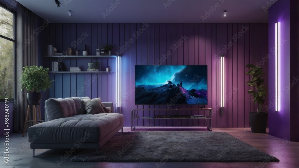 realistic Design a living room. YouTube studio background. YouTube ...