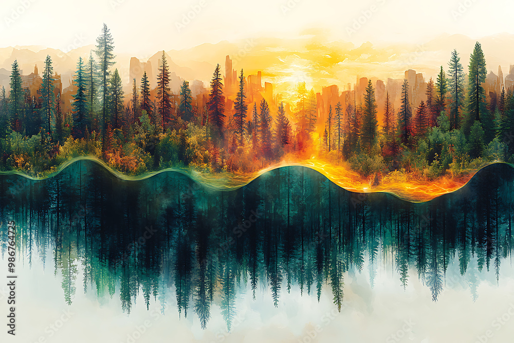 Geothermal energy exploration AI in renewable energy visualized in a ...