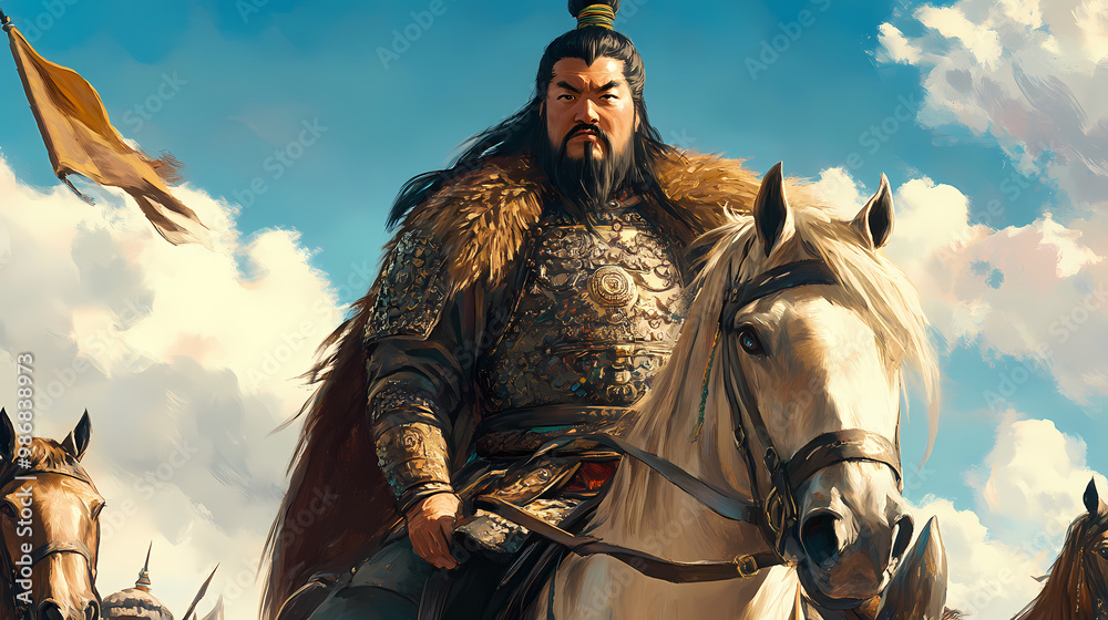 Genghis khan or genghis khan was a mongol leader and ruler famous for ...