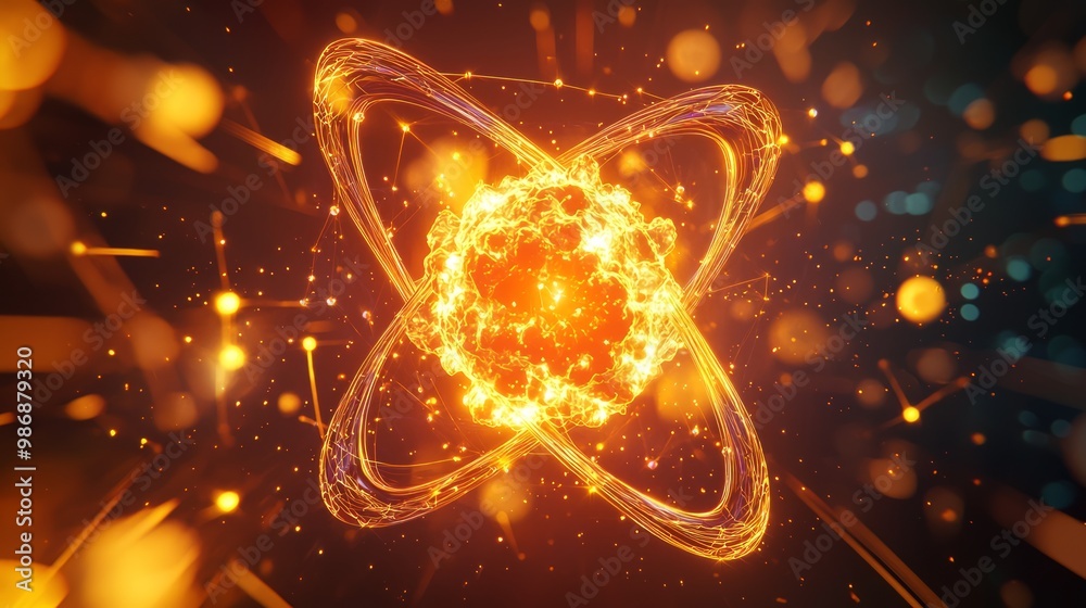 Illuminating Nuclear Fission: 3D Model Revealing Atom Structures and ...