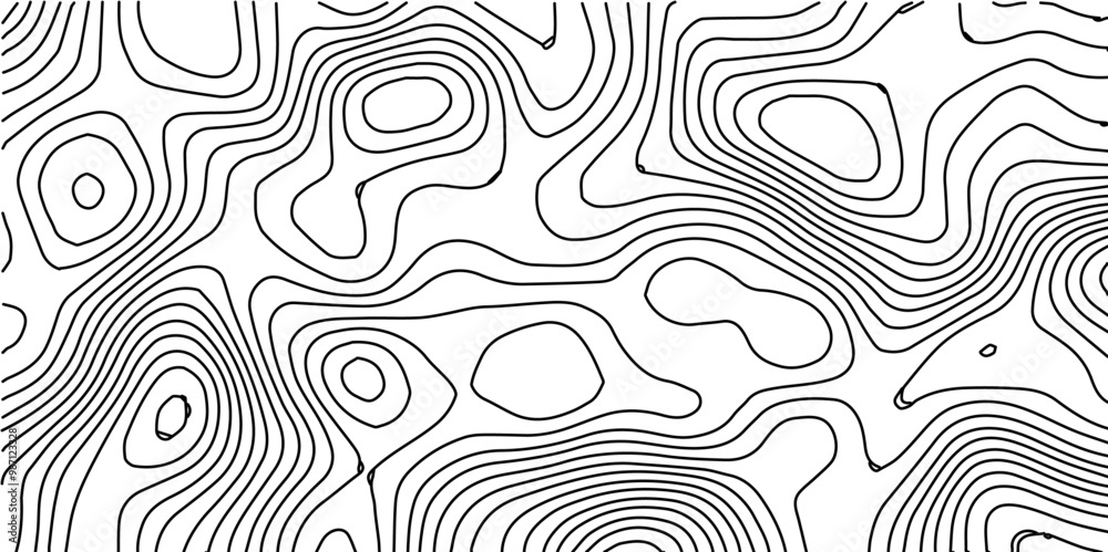 Beautiful Light topographic topo contour map background. Presentation ...