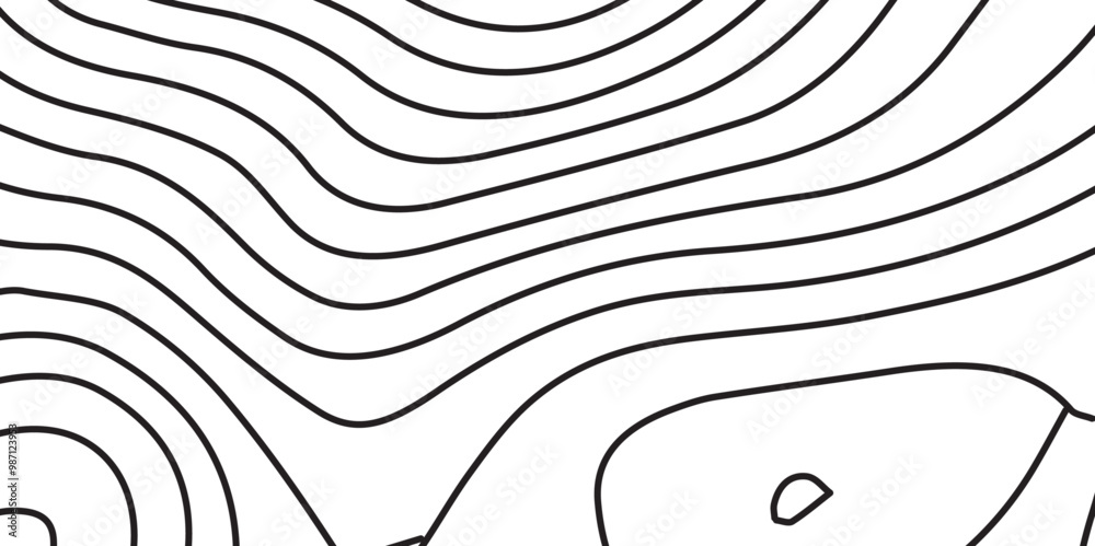 Beautiful Light topographic topo contour map background. Presentation ...
