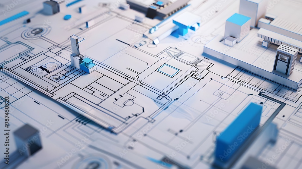 Regulatory Compliance Checklist: A blueprint that visually represents ...