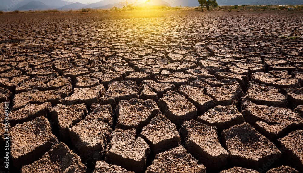 drought ecological disaster Stock Illustration | Adobe Stock