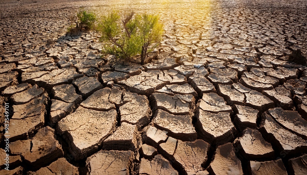 drought ecological disaster Stock Illustration | Adobe Stock