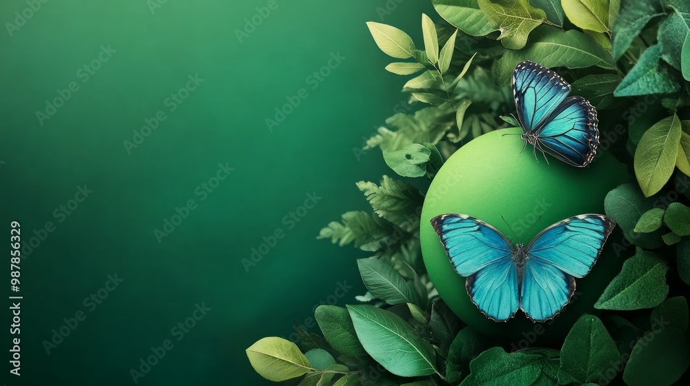 World biodiversity concept. The sustainable ecological environment and ...